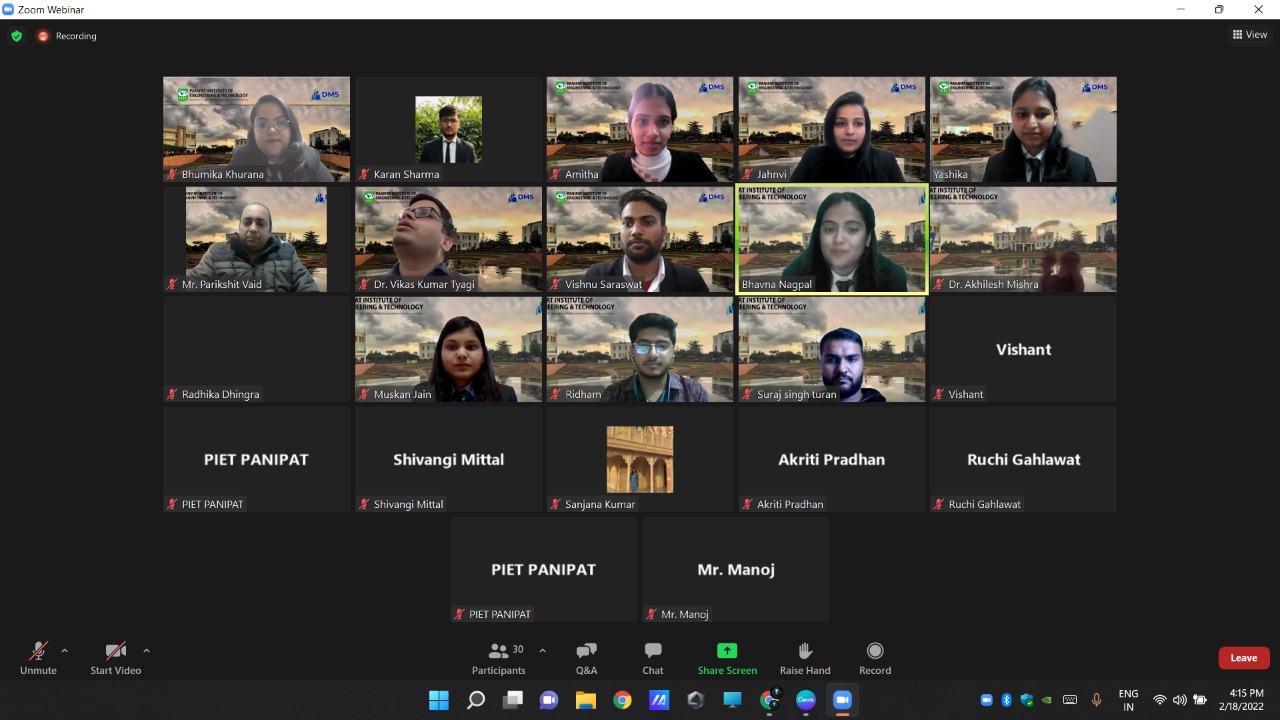 Prabandhan-Mania 2022 - PIET